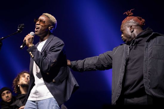 Singer Jeremie Makiese L Performs On Editorial Stock Photo - Stock ...
