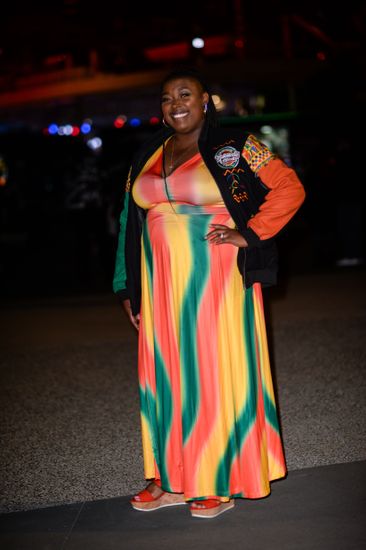 Amber Branch Wearing Historically Black Apparel Editorial Stock Photo ...