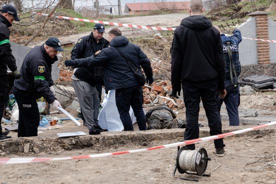 Police Officers Rescuers Seen Site Burial Editorial Stock Photo - Stock ...