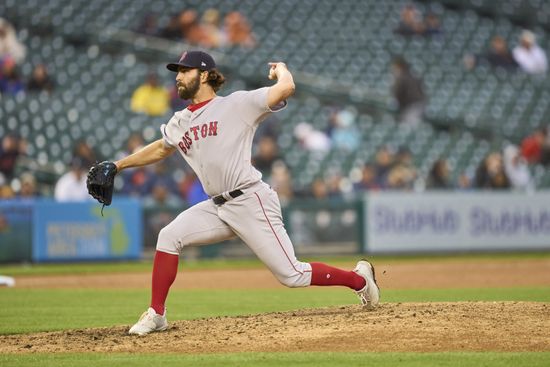 Boston Pitcher Austin Davis 56 Throws Editorial Stock Photo - Stock ...