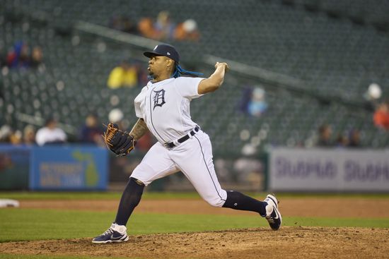 Detroit Pitcher Gregory Soto 65 Throws Editorial Stock Photo - Stock ...