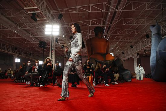 Model On Catwalk Diesel Fashion Show Editorial Stock Photo - Stock ...