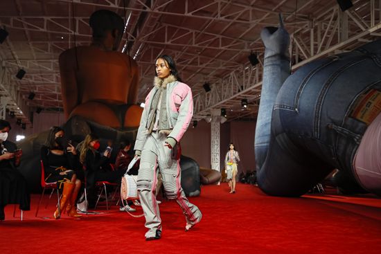 Model On Catwalk Diesel Fashion Show Editorial Stock Photo - Stock ...