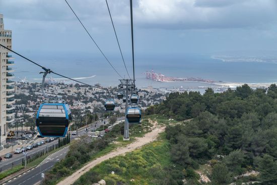Rakavlit Commuter Service Cable Car Funicular Editorial Stock Photo ...
