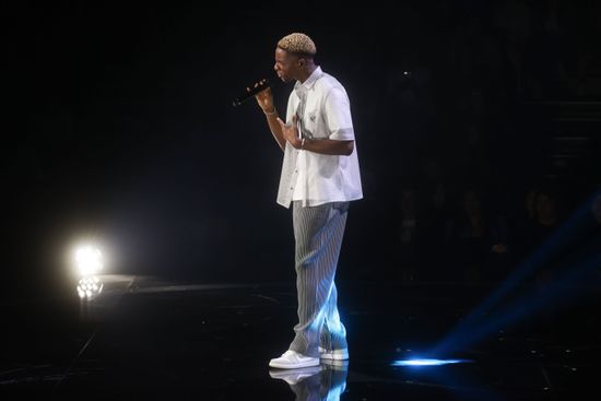 Singer Jeremie Makiese Performs Final Television Editorial Stock Photo ...