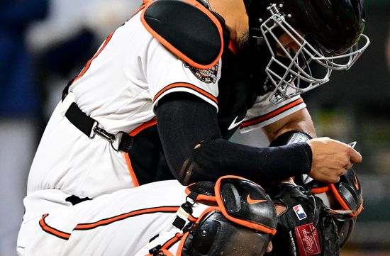 Baltimore Orioles Catcher Robinson Chirinos 23 Editorial Stock Photo ...