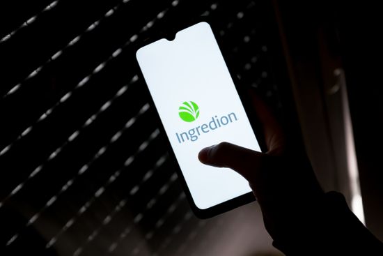 This Photo Illustration Ingredion Incorporated Logo Editorial Stock ...