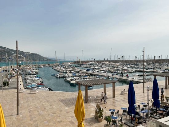 Menton Garavan Marina Menton Located On Editorial Stock Photo - Stock ...
