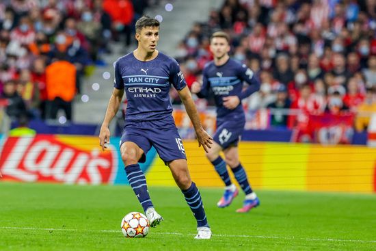 Rodri 16 Manchester City During Champions Editorial Stock Photo - Stock ...