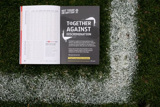 Together Against Racism Campaign Advert Back Editorial Stock Photo ...