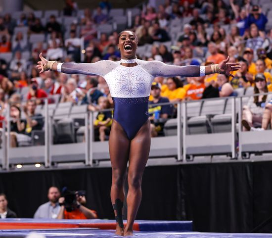 Auburns Derrian Gobourne Celebrates After He Editorial Stock Photo ...