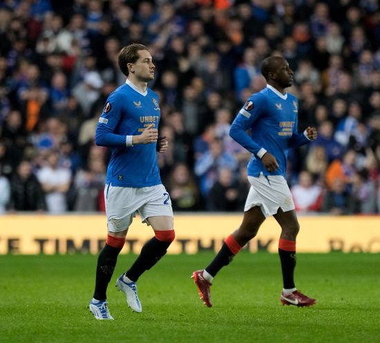 Scott Wright Rangers Glen Kamara Rangers Editorial Stock Photo - Stock ...