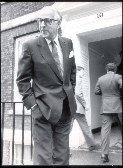 Ernest Saunders Businessman 1987 Former Guinness Editorial Stock Photo ...