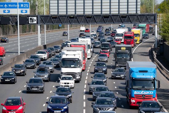 Predicted M25 Already Very Busy Mid Editorial Stock Photo - Stock Image ...