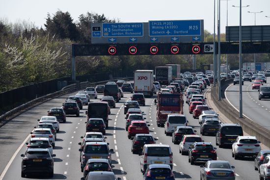 Predicted M25 Already Very Busy Mid Editorial Stock Photo - Stock Image ...