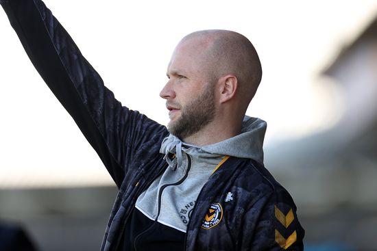 Newport County Manager James Rowberry Editorial Stock Photo - Stock ...