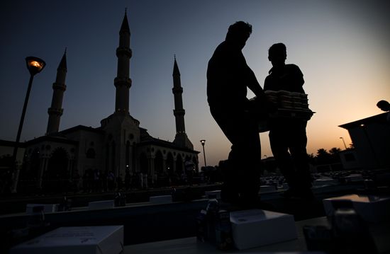 Mosque Staff Arrange Food Items Before Editorial Stock Photo - Stock ...
