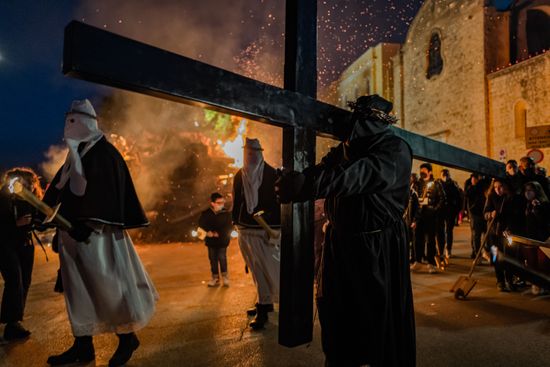 First Crucifer Procession Heavy Cross On Editorial Stock Photo - Stock ...