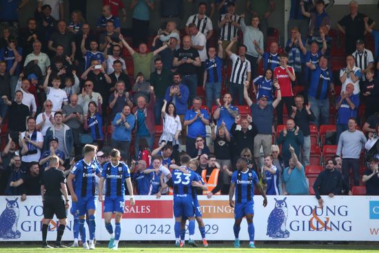 Ben Reeves Gillingham Celebrates After Scoring Editorial Stock Photo ...