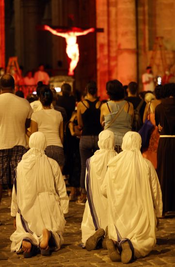 Cuban Catholic Faithful Participate Holy Friday Editorial Stock Photo ...