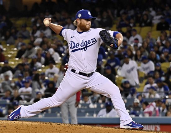 Los Angeles Dodgers Closing Pitcher Craig Editorial Stock Photo - Stock ...