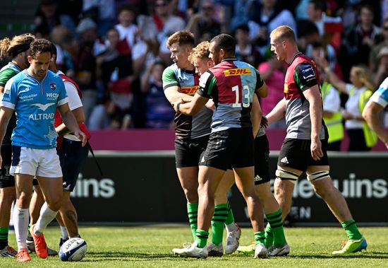 Scorer 5th Harlequins Try Louis Lynagh Editorial Stock Photo - Stock ...