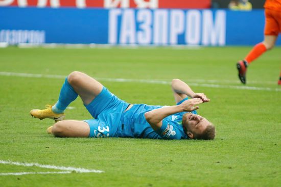 Ivan Sergeyev No33 Zenit Seen During Editorial Stock Photo - Stock Image | Shutterstock