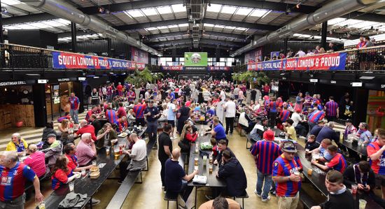 General View Crystal Palace Fanzone Box Editorial Stock Photo - Stock ...