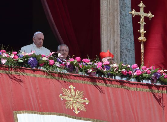 17042022 Vatican City Easter Sunday Easter Editorial Stock Photo ...