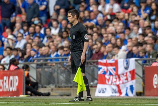Assistant Referee Gary Beswick During Fa Editorial Stock Photo - Stock ...