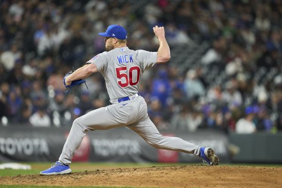 Chicago Pitcher Rowan Wick 50 Throws Editorial Stock Photo - Stock ...