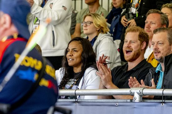 Prince Harry Watches Team Usa Archery Editorial Stock Photo - Stock ...
