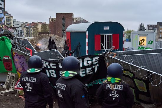 Group Leftwing Autonomists Occupied Space Former Editorial Stock Photo ...