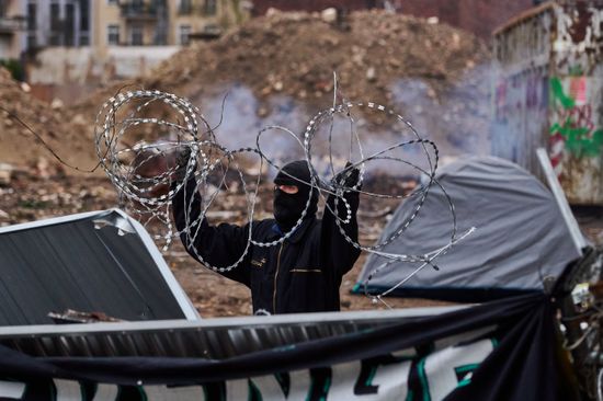 Group Leftwing Autonomists Occupied Space Former Editorial Stock Photo ...