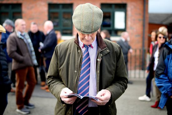 Johnny Allen Reads Racecard During Event Editorial Stock Photo - Stock ...