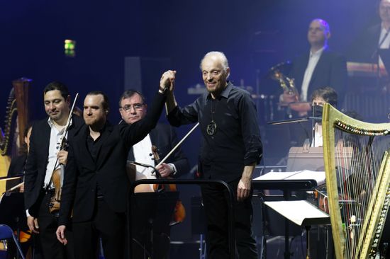 Breton Singer Composer Alan Stivell Accompanied Editorial Stock Photo ...
