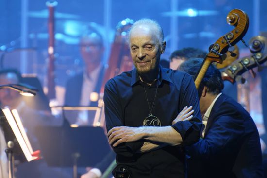 Breton Singer Composer Alan Stivell Accompanied Editorial Stock Photo ...