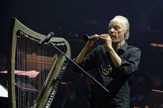 Breton Singer Composer Alan Stivell Accompanied Editorial Stock Photo ...