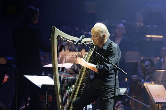 Breton Singer Composer Alan Stivell Accompanied Editorial Stock Photo ...
