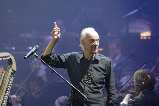 Breton Singer Composer Alan Stivell Accompanied Editorial Stock Photo ...