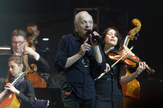 Breton Singer Composer Alan Stivell Accompanied Editorial Stock Photo ...