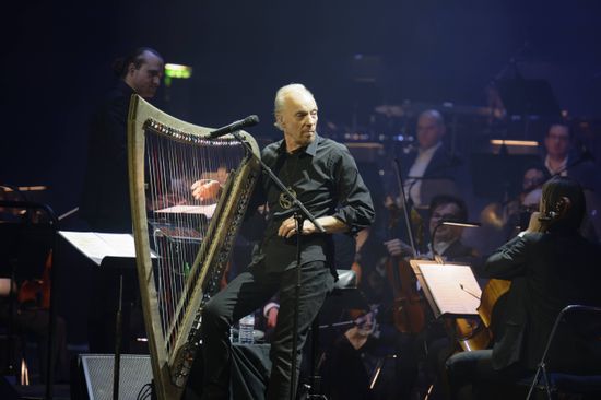 Breton Singer Composer Alan Stivell Accompanied Editorial Stock Photo ...
