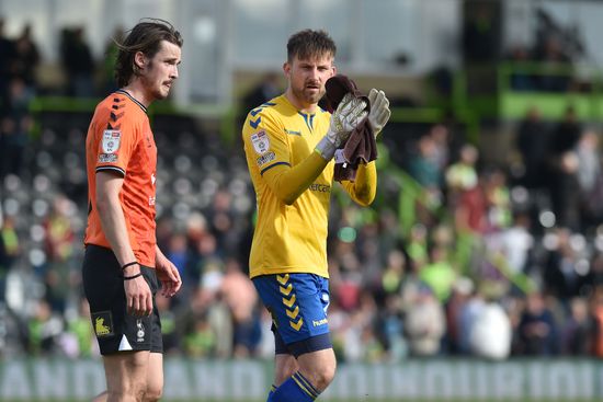 Oldham Athletics Danny Rogers Goalkeeper Oldham Editorial Stock Photo ...
