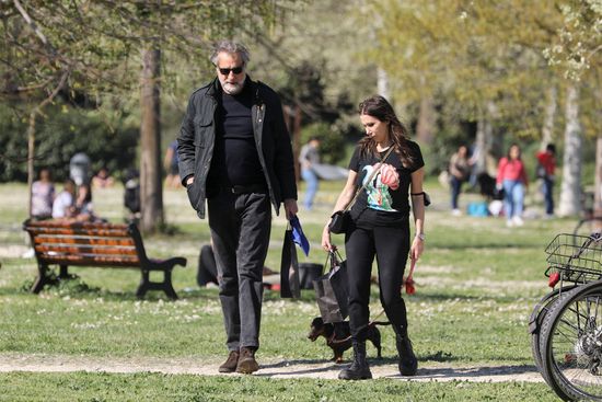 Max Tortora Park His Wife Maria Editorial Stock Photo - Stock Image ...