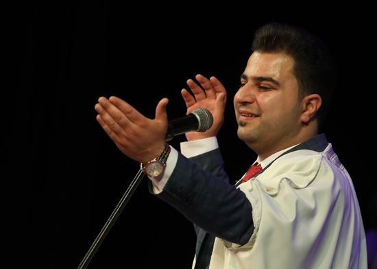 Singer Mohamed Hamami Syrian Music Group Editorial Stock Photo - Stock ...