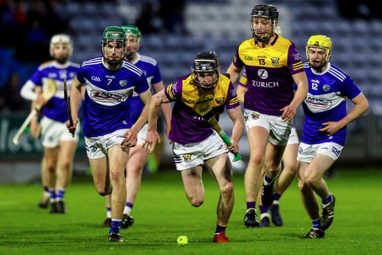 Laois Vs Wexford Wexfords Corey Byrne Editorial Stock Photo - Stock ...