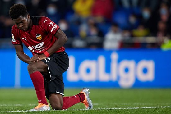 Yunus Musah Valencia Cf Rects During Editorial Stock Photo - Stock ...
