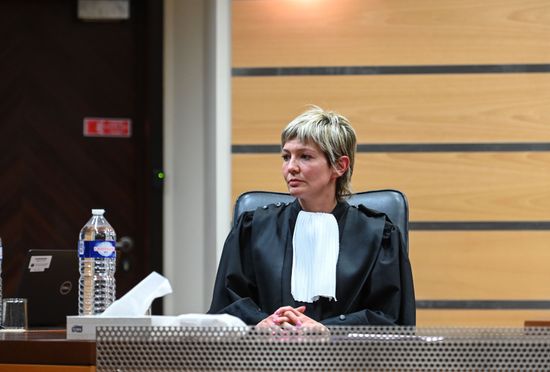 Judge Pictured During Constitution Assizes Trial Editorial Stock Photo ...