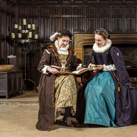 Ladies Entertaining Themselves Great Hall Historians Editorial Stock ...