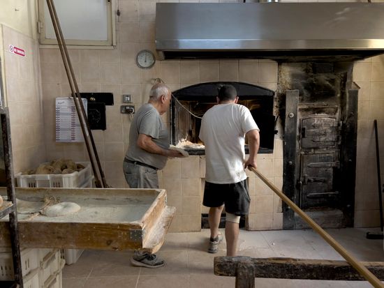 Bakers Make Traditional Maltese Bread Bakery Editorial Stock Photo ...